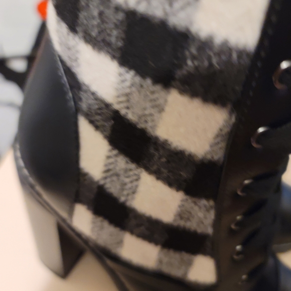 BCB GENERATION | Shoes | Bcb Generation Ladies Black Ivory Plaid Boots ...